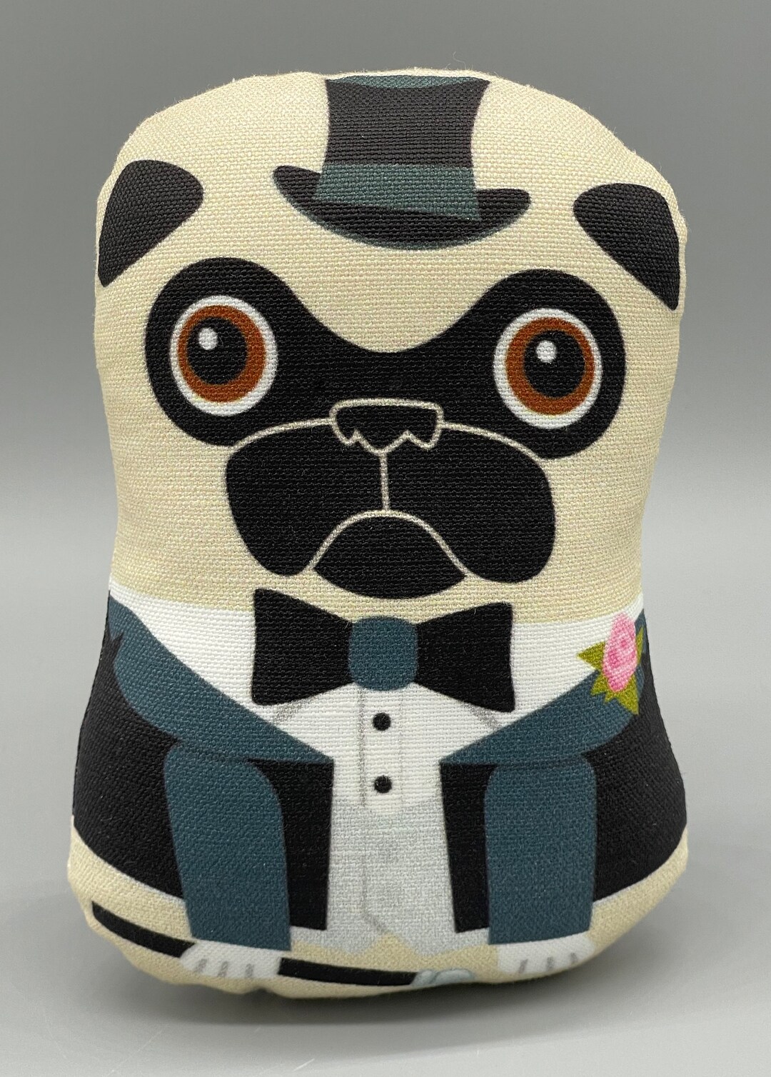 Top Hat & Tails - Small Pug Plush “ - Etsy