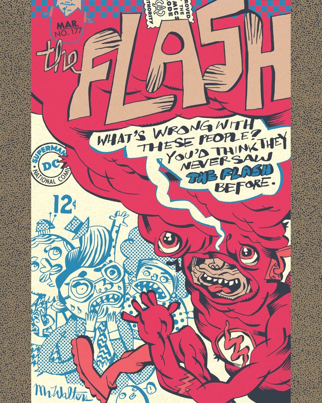 Flash 177 Cover Recreation – Art Print - Etsy