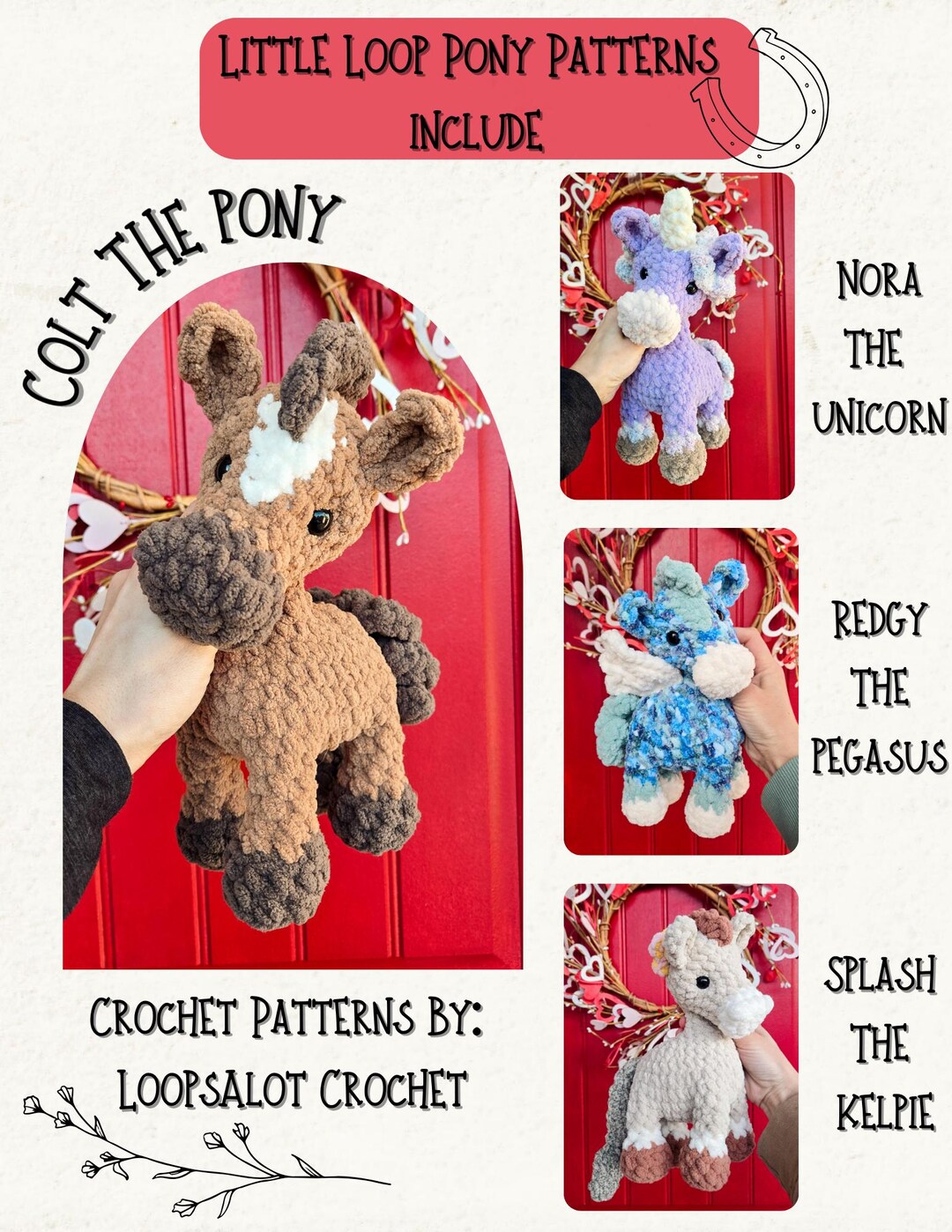 Little Loop Pony Patterns - Etsy