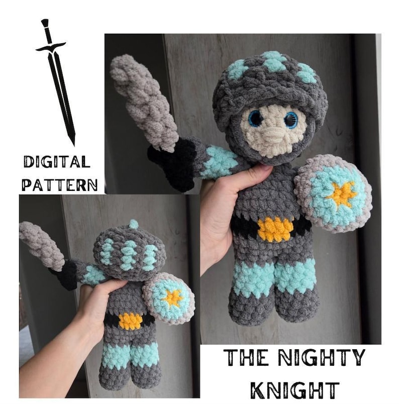 The Nighty Knight Crochet Pattern - Etsy