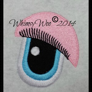 Whimsywoo Unisex Lashers Eye Embroidery File - Etsy