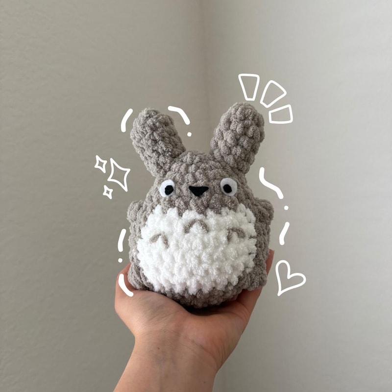 Totoro Plush - Etsy