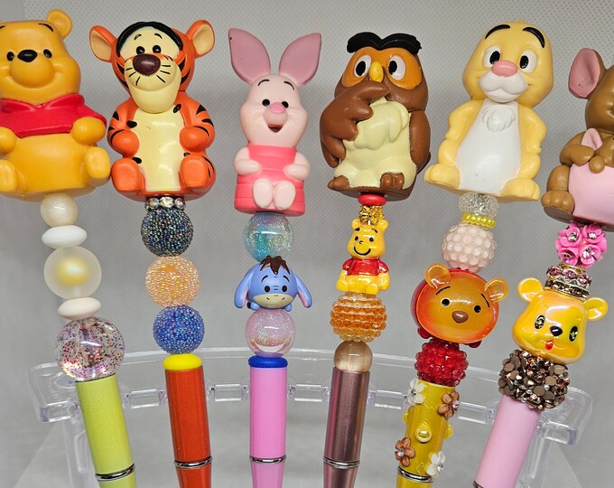 Character Pen- Winnie the Pooh and Friends - Etsy