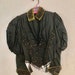 Antique Victorian 1900s Leg O Mutton Black Green Bodice - Etsy