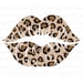 DTF Transfer Leopard Lips #2332 - Etsy
