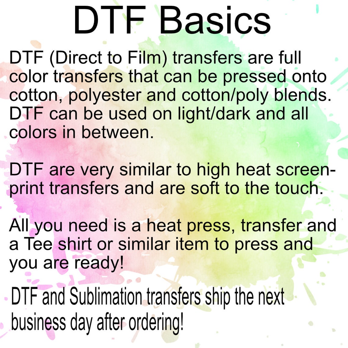 DTF Transfer Thought You Should Know 230601D - Etsy
