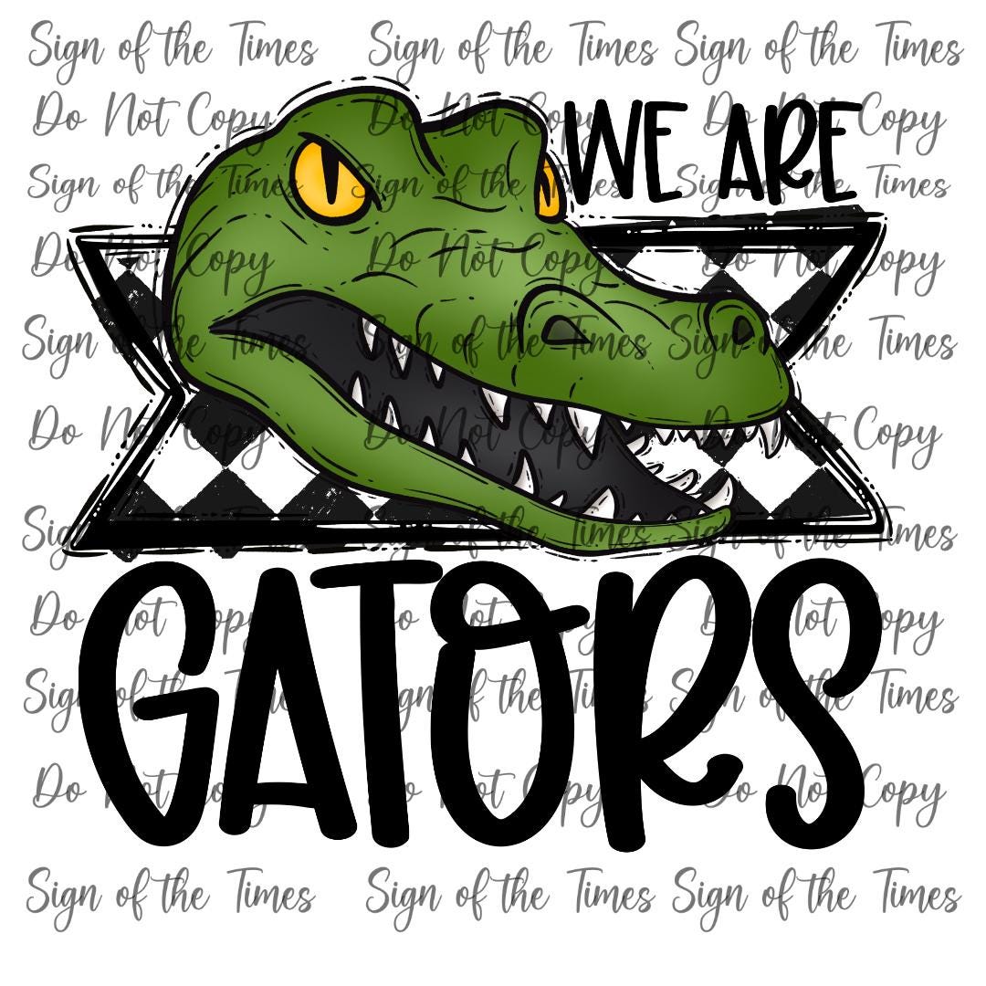 Ready to Press DTF Transfer We Are Gators 0727BSGD - Etsy