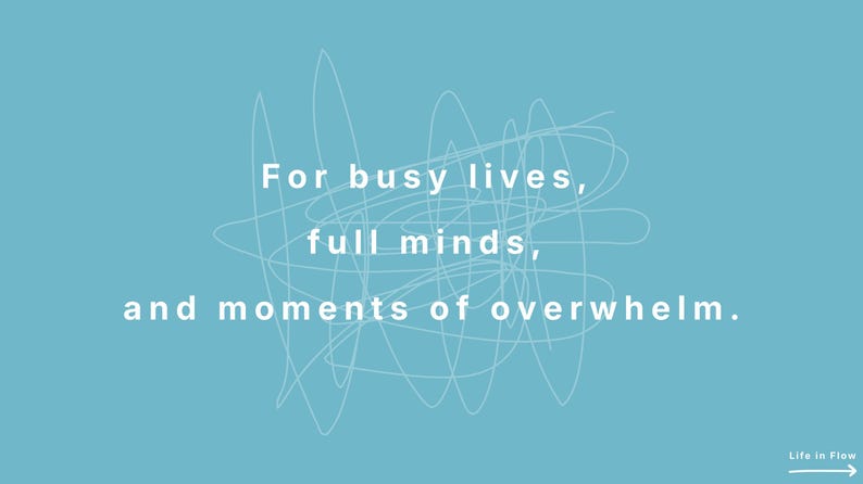 Life Organization Board for Overwhelmed Minds | Simple Visual Task ...