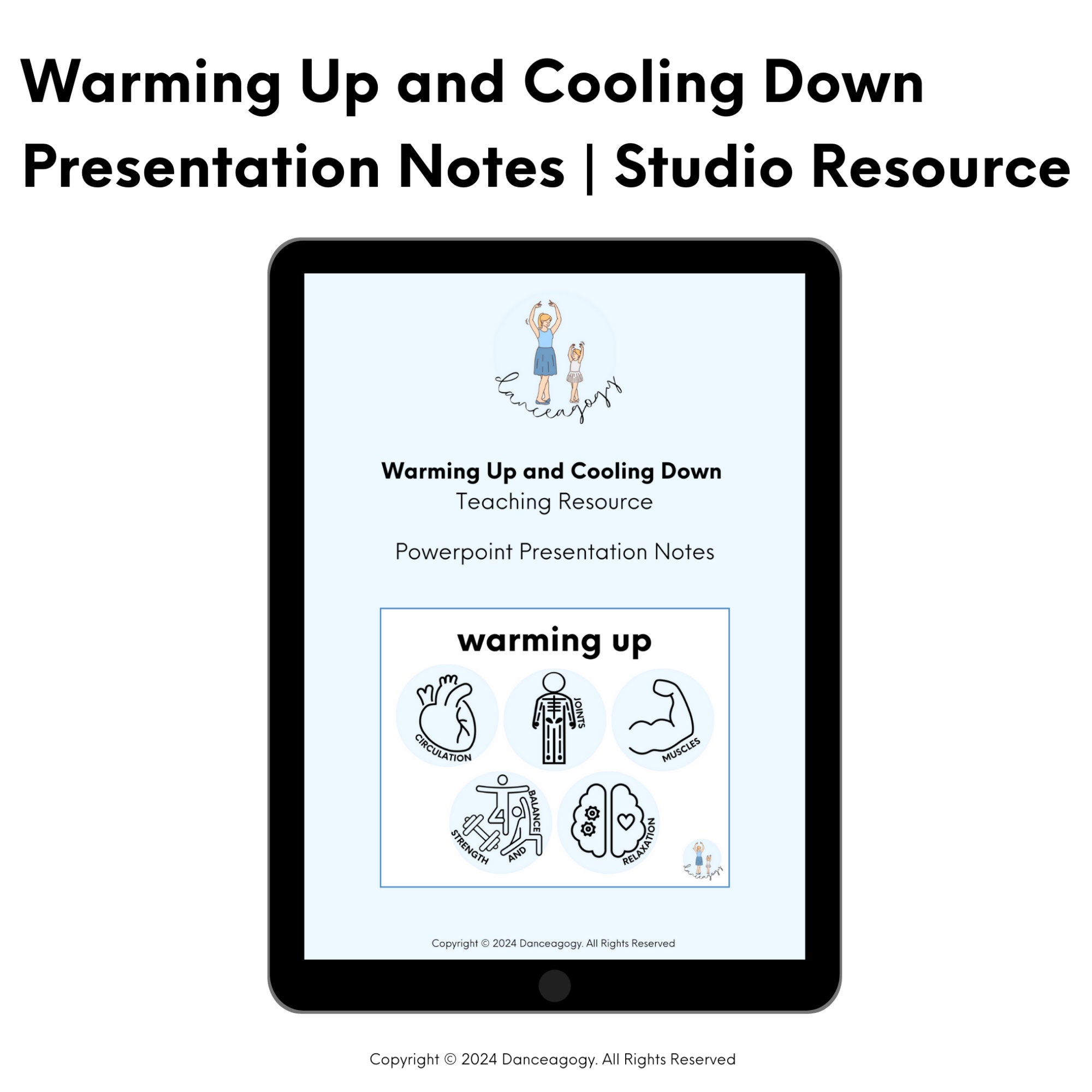 Ultimate Warm-up & Cool-down Kit: Posters, Sheets, Presentation ...
