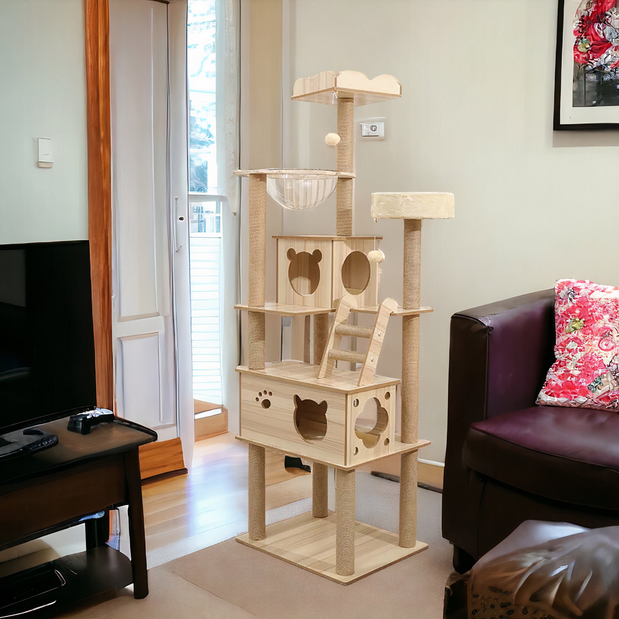 Cat Scratching Tower Cat Scratching Post Cat Toy Cat Tower Pet Toys ...