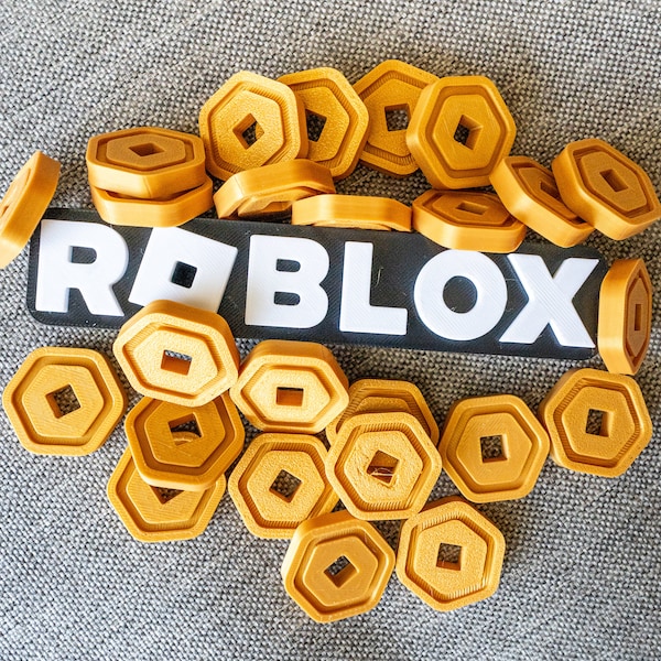 3d Printed Robux - Etsy