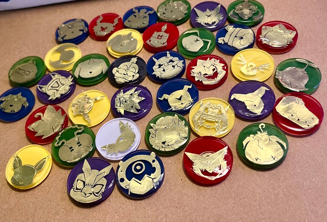 Single Digimon Memory Counters - Etsy