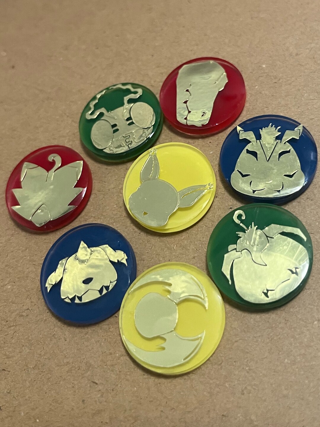 Digidestined Digimon Memory Counter Set - Etsy
