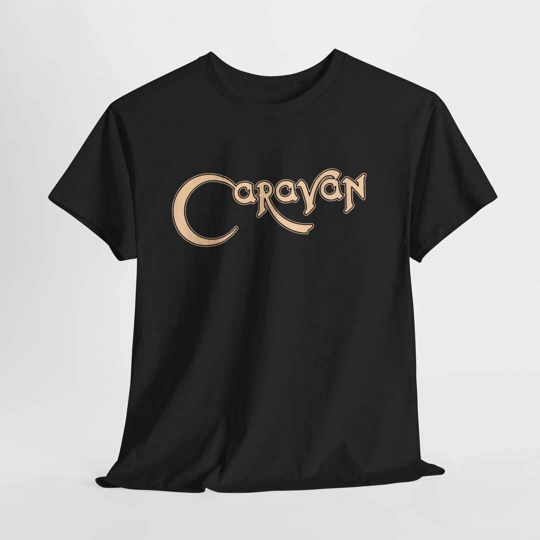 Caravan Band Logo Poster Album Cover T Shirt All Sizes S-5XL Hard Rock ...