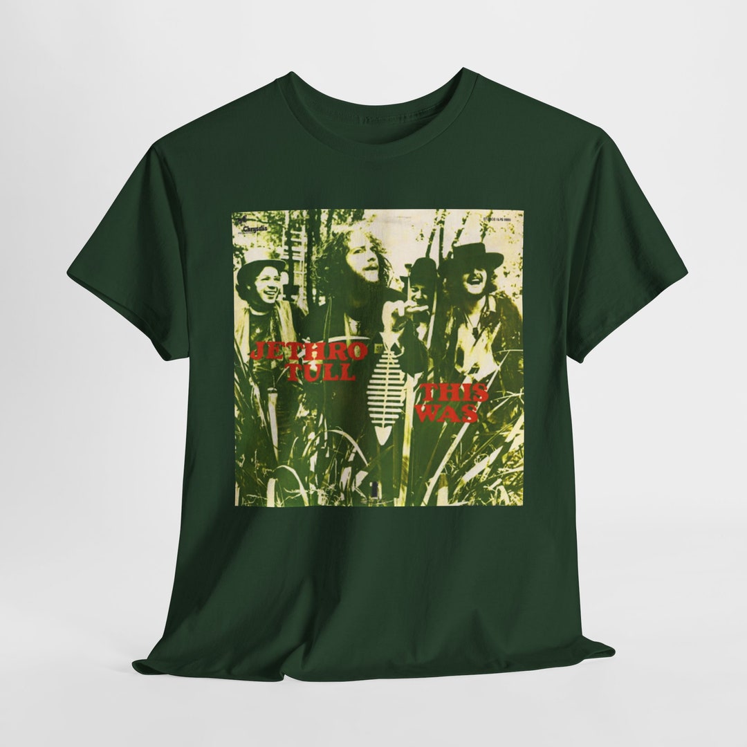1968 This Was V2 Jethro Tull Band Poster Album Cover T Shirt All Sizes ...