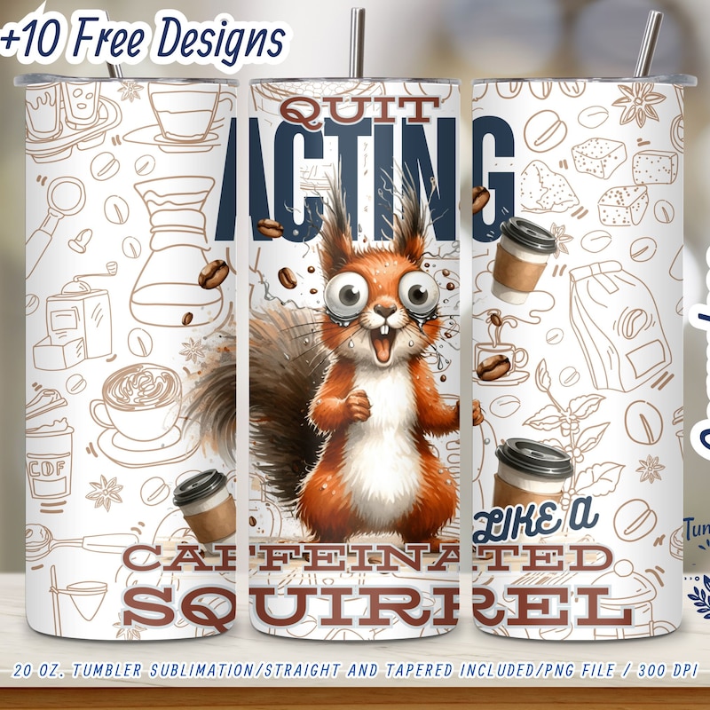 Squirrel Coffee Wall Art - Etsy