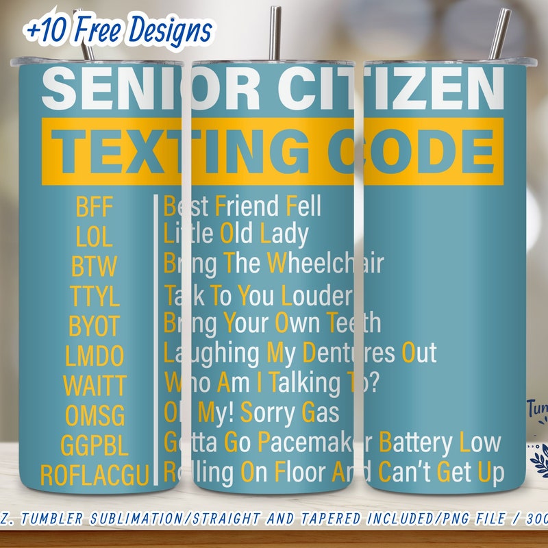 Senior Texting Code - Etsy