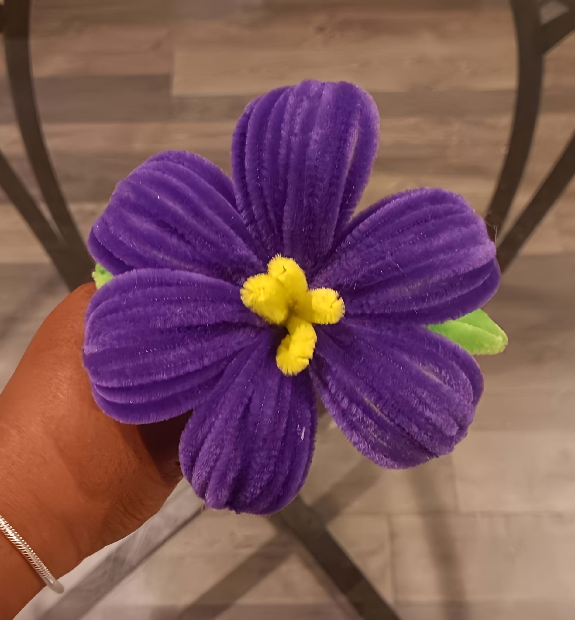 Pipe Cleaner Flowers and Crochet Plushies - Etsy