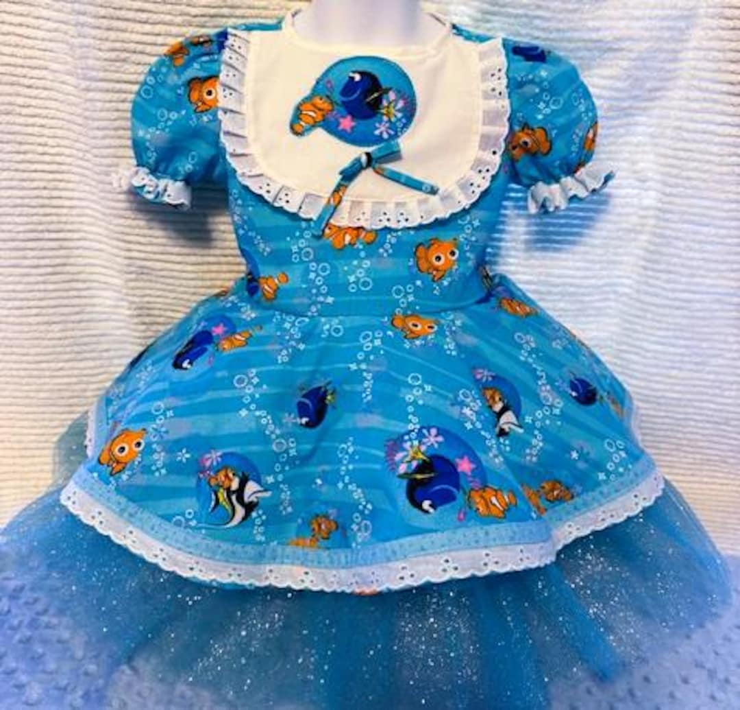Dress Finding Nemo SZ 3/4 Handmade Dress - Etsy