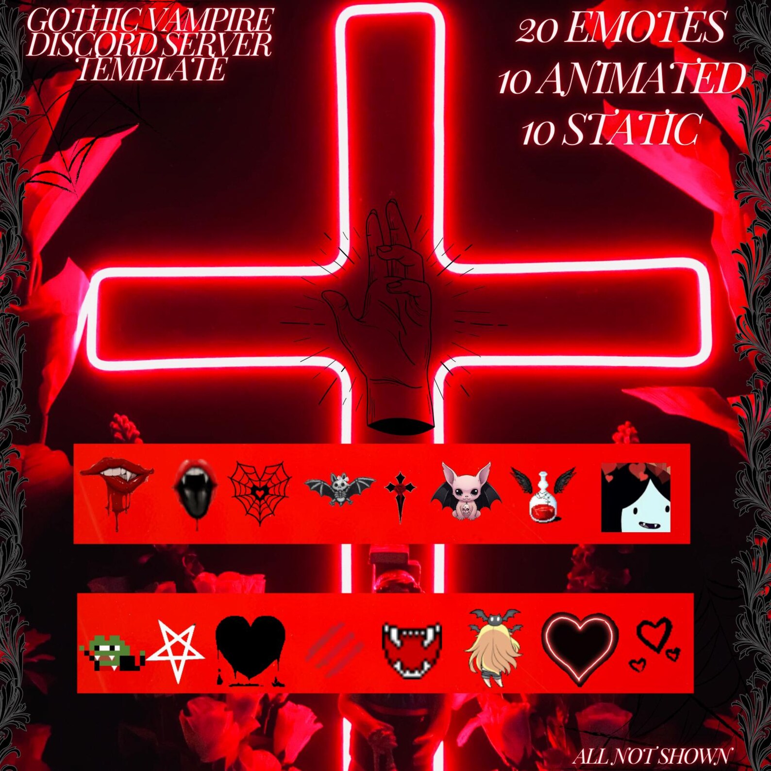 Gothic Vampire Discord Server Template Twitch Discord Youtube - Etsy Canada