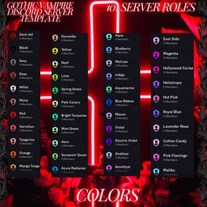Gothic Vampire Discord Server Template | Twitch | Discord | Youtube ...