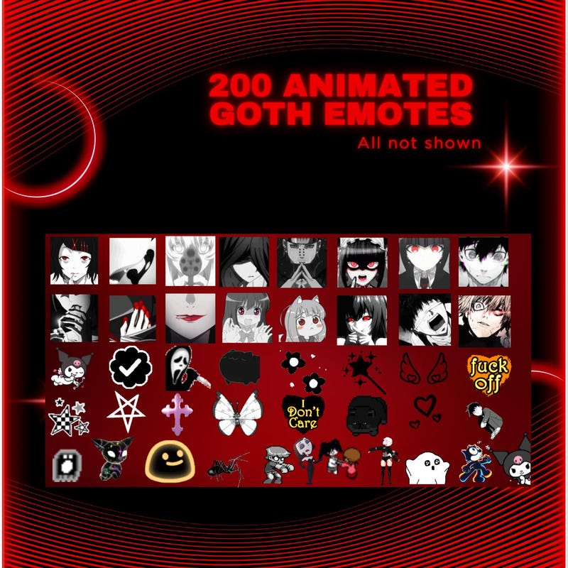 Goth Stickers - Etsy