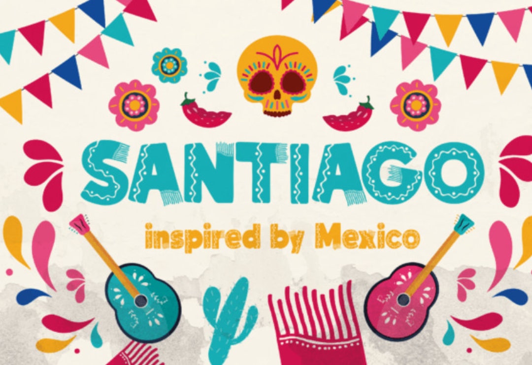 Santiago Font, Calligraphy Font, Cricut Fonts, Wedding Font, Modern ...