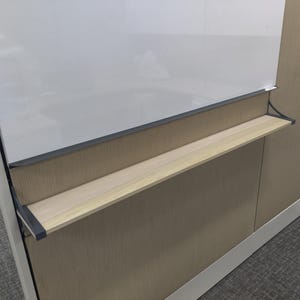 Shelf Brackets for Haworth COMPOSE Cubicle Walls, 6" Depth [brackets ...