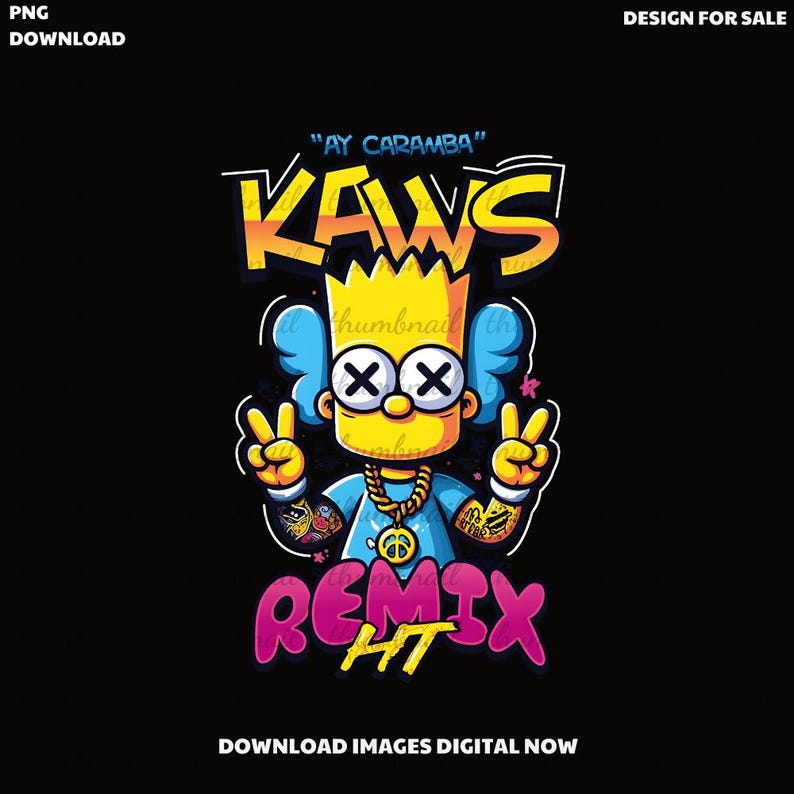 Yellow Kaws Png, Design on Shirt !!!DIGITAL PRODUCT DOWNLOAD!!! - Etsy