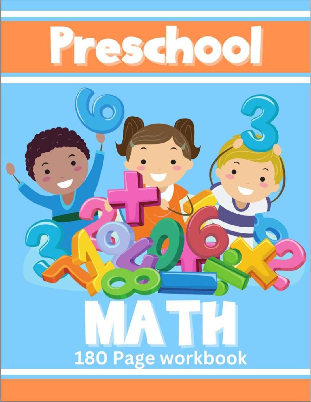 Preschool Maths Workbook 180 Pages - Etsy