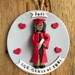 1 Person Graduate Clay Graduation Ornament Gift - Etsy