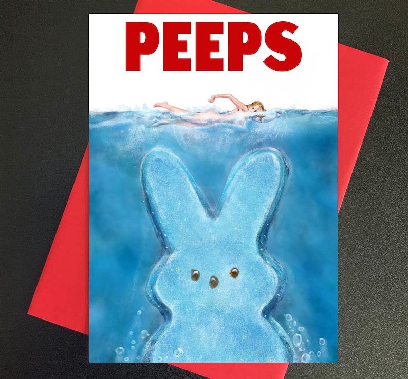 PEEPS Greeting Card - Etsy