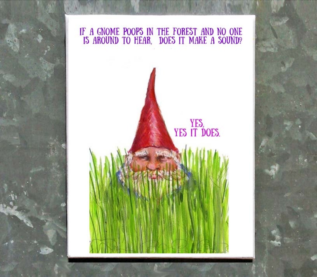 Gnome Poop Magnet - Etsy