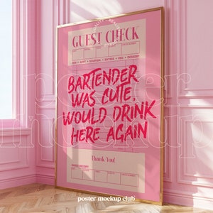 Preppy Picture Frame, Artwork Frame Mockup, Mockup Poster, Photoshop ...