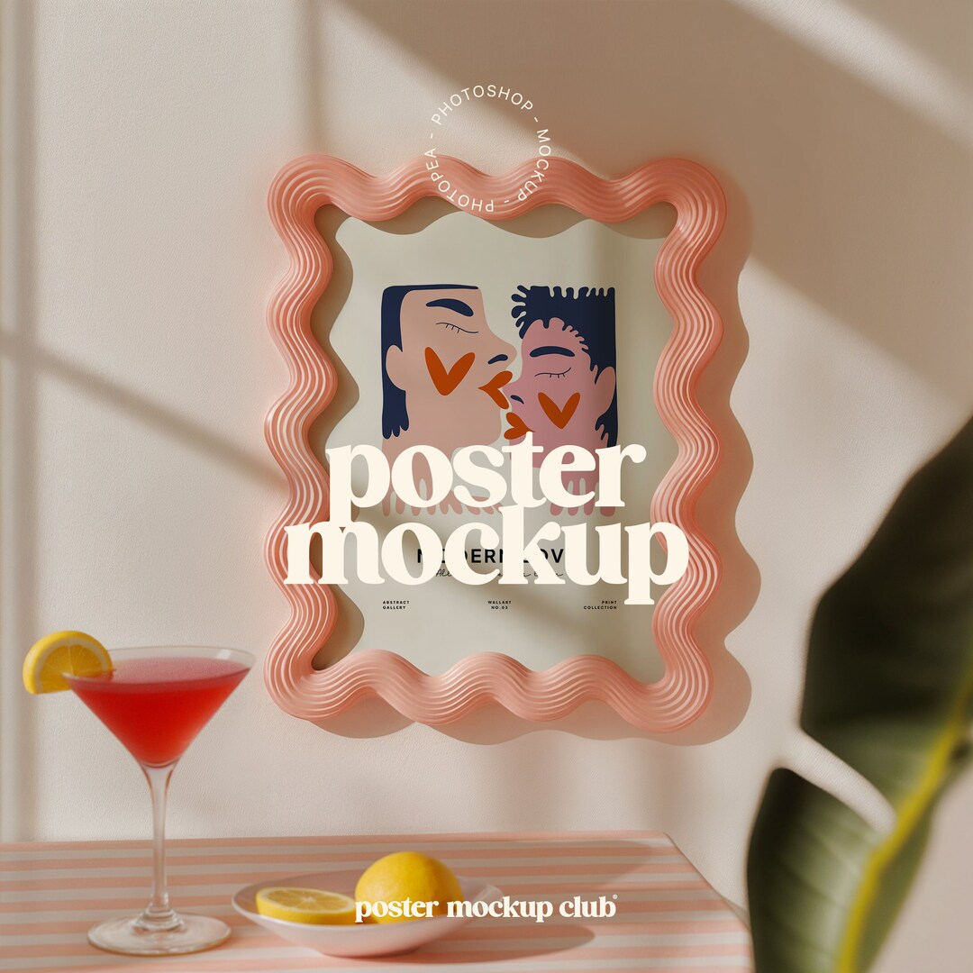Artwork Frame Mockup, Poster Mockup PSD, Digital Frames, Picture Frame ...