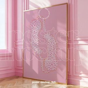 Preppy Picture Frame, Artwork Frame Mockup, Mockup Poster, Photoshop ...