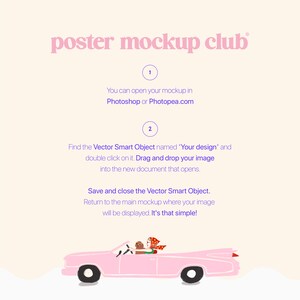 Cocktail Poster Mockup, Preppy Picture Frame, Photo Frame Mockup ...