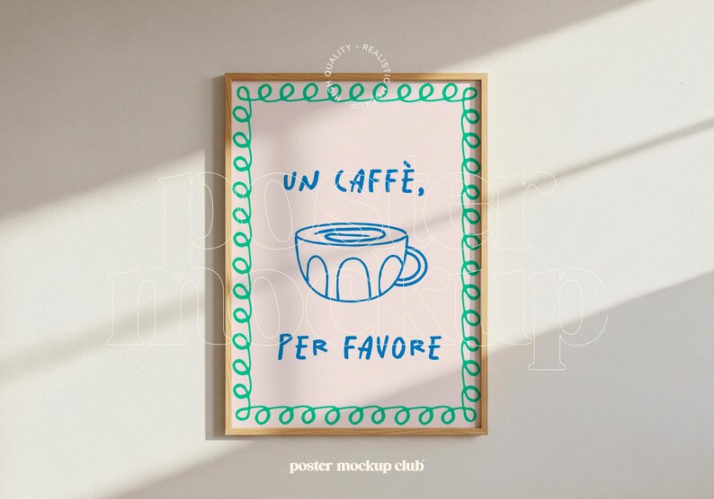 Frame Poster Mockup for Wall Art (PSD, JPG) - Etsy