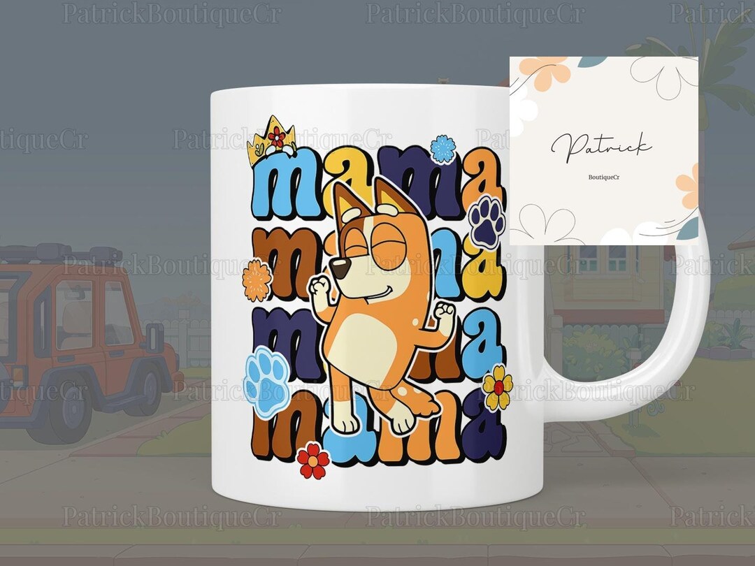 Bluey Mama Mug, Bluey Mum Mug, Bluey Coffee Mug, Bluey Mom Mug, Bluey ...