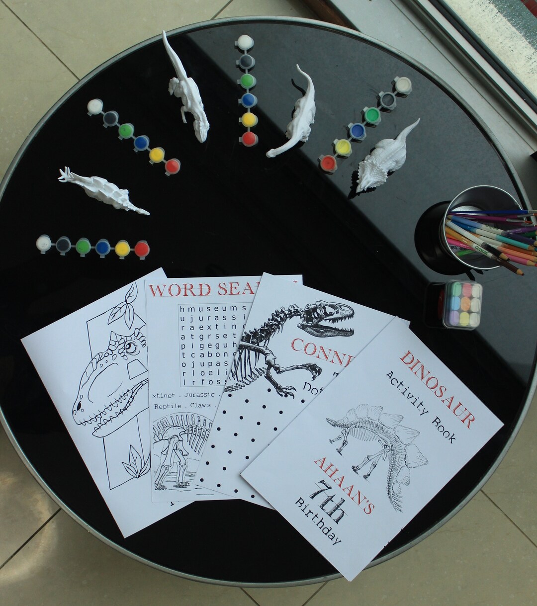 Dinosaur Excavation Dig Activity Page Dino Theme Printable Activity ...