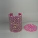 Bedazzled Cotton Swab and Cotton Pad Holder Set - Etsy