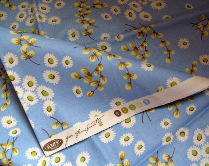 Amy Butler GINGER BLISS Daisy Willow in BLUE OOP Fabric 1 Yard - Etsy