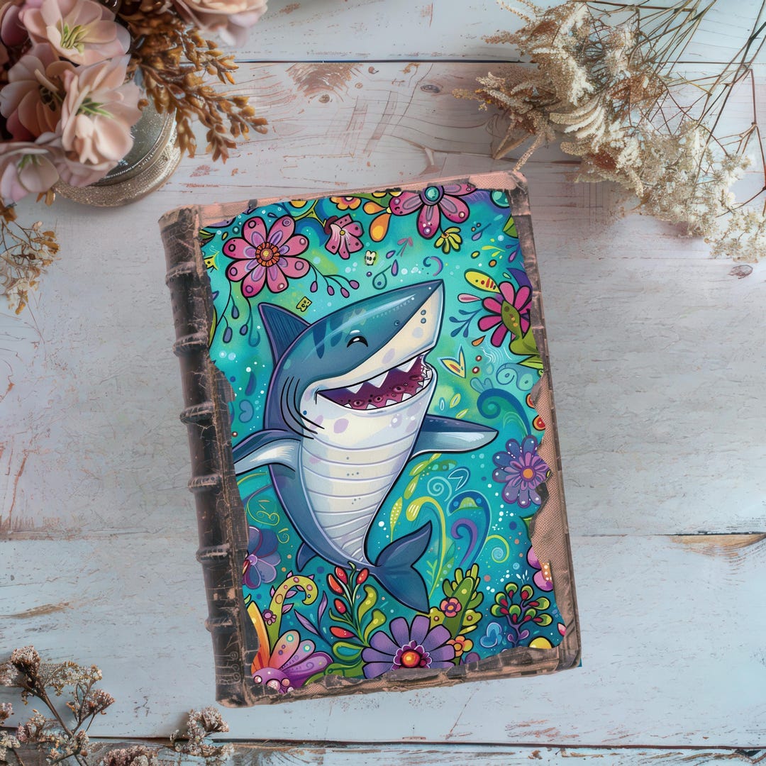 Sea Life Junk Journal Papers, Whimsical Sea Creatures, Colorful Digital ...