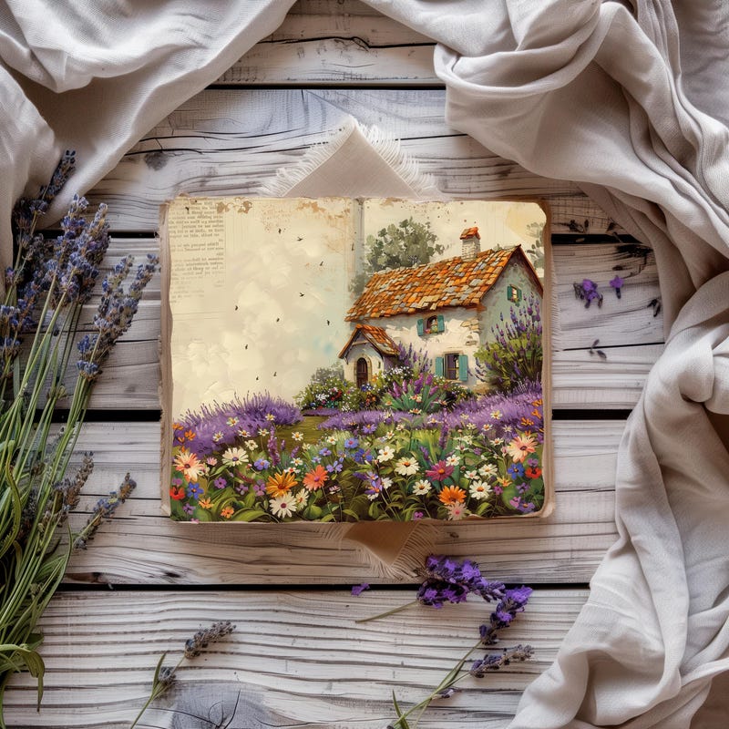 Lavender Cottage - Etsy