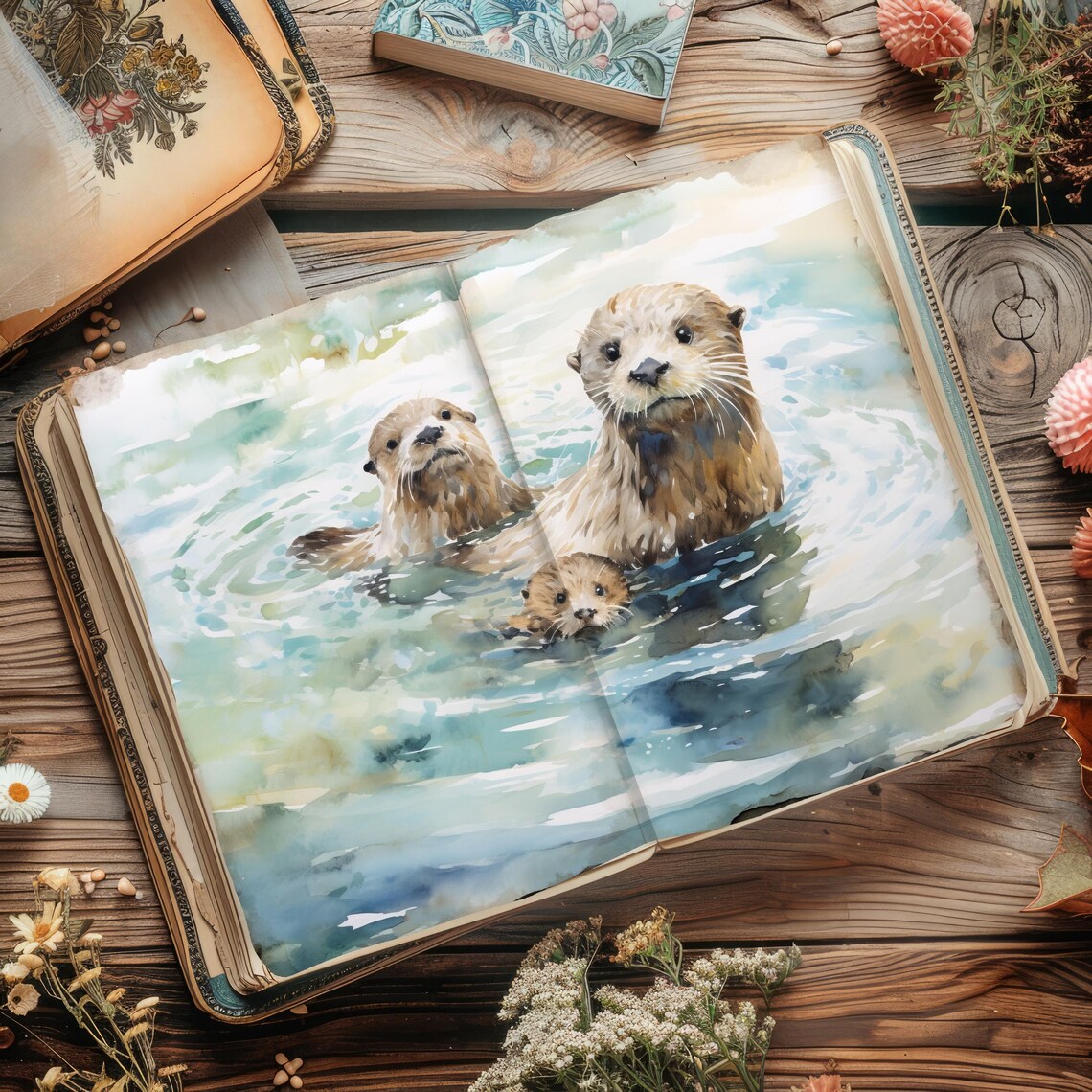Enchanted Woodland Junk Journal, Forest Animals Scrapbook Papers ...