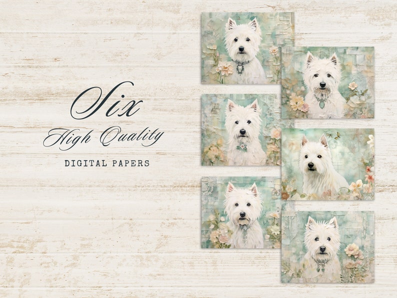 Dog Junk Journal Kit, Vintage Scrapbook Papers, Rustic Journal, Paper ...