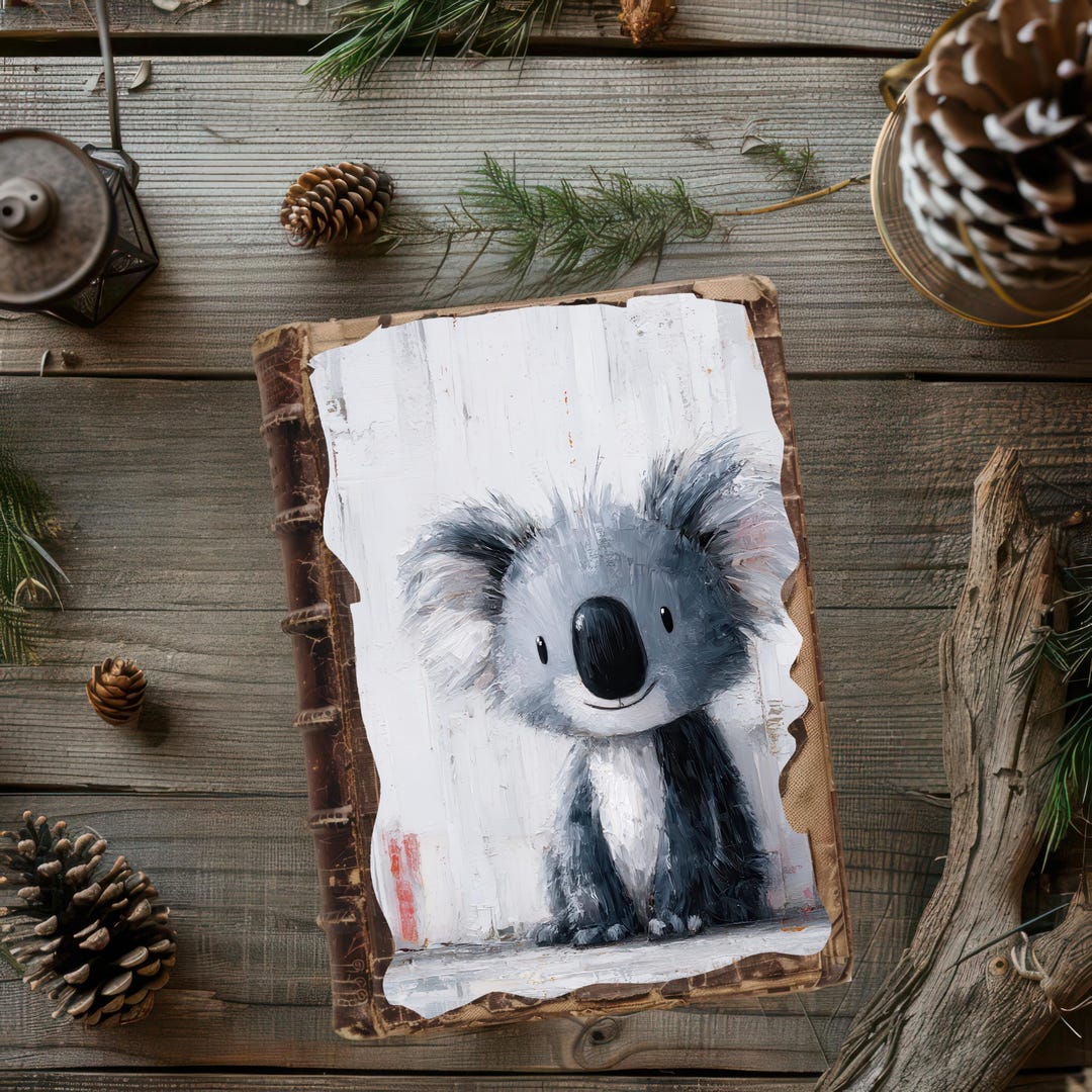 Australia Junk Journal, Koala Scrapbook Bundle, Wombat Rustic Journal ...