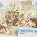 Woodland Animals Junk Journal, Hedgehog Digital Paper, Watercolor ...
