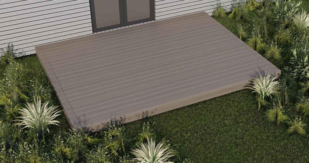 16' X 12' Ground-level Deck Plans With Permit-ready Drawings & DIY Step ...