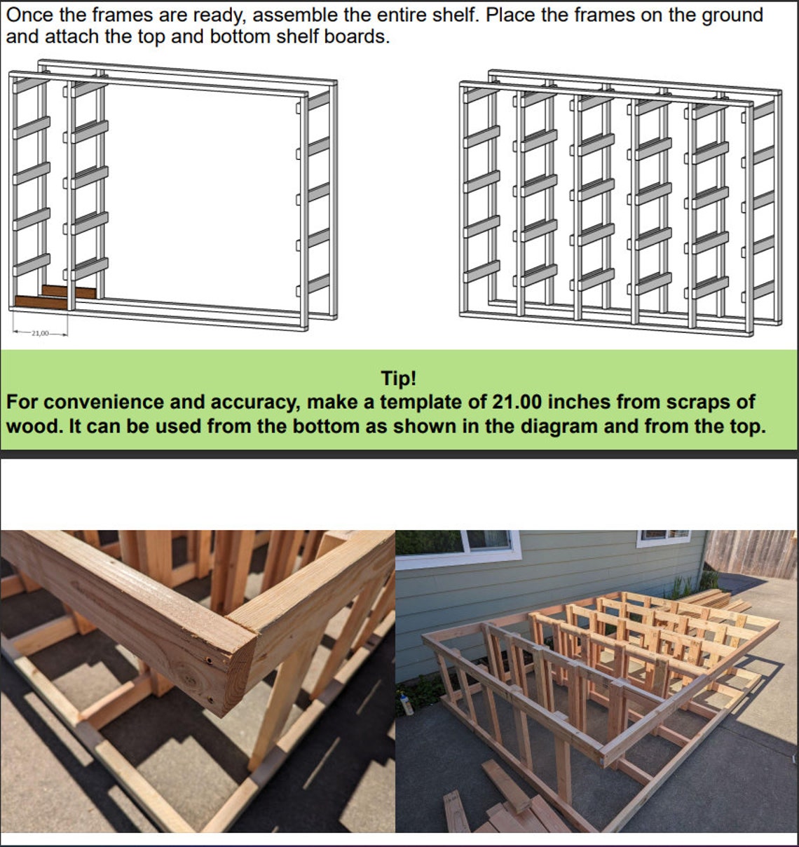 Ultimate 27-gallon Tote Storage Rack Plans | Garage Shelves Plans (5x5 ...